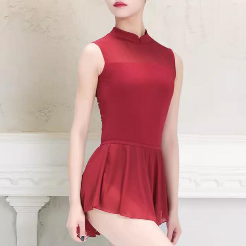 BW Women's Mesh High Neck Halter Leotard – DanceandSway