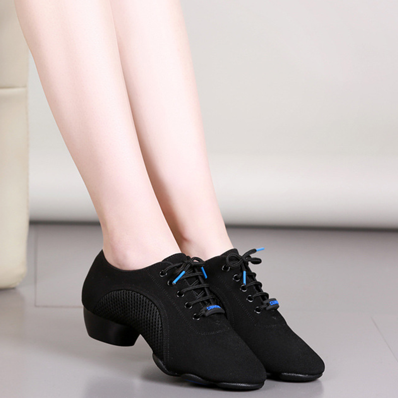 KCDANCE Women's Oxford Cloth 3.5cm Heels Teaching & Practice Shoes Bal ...
