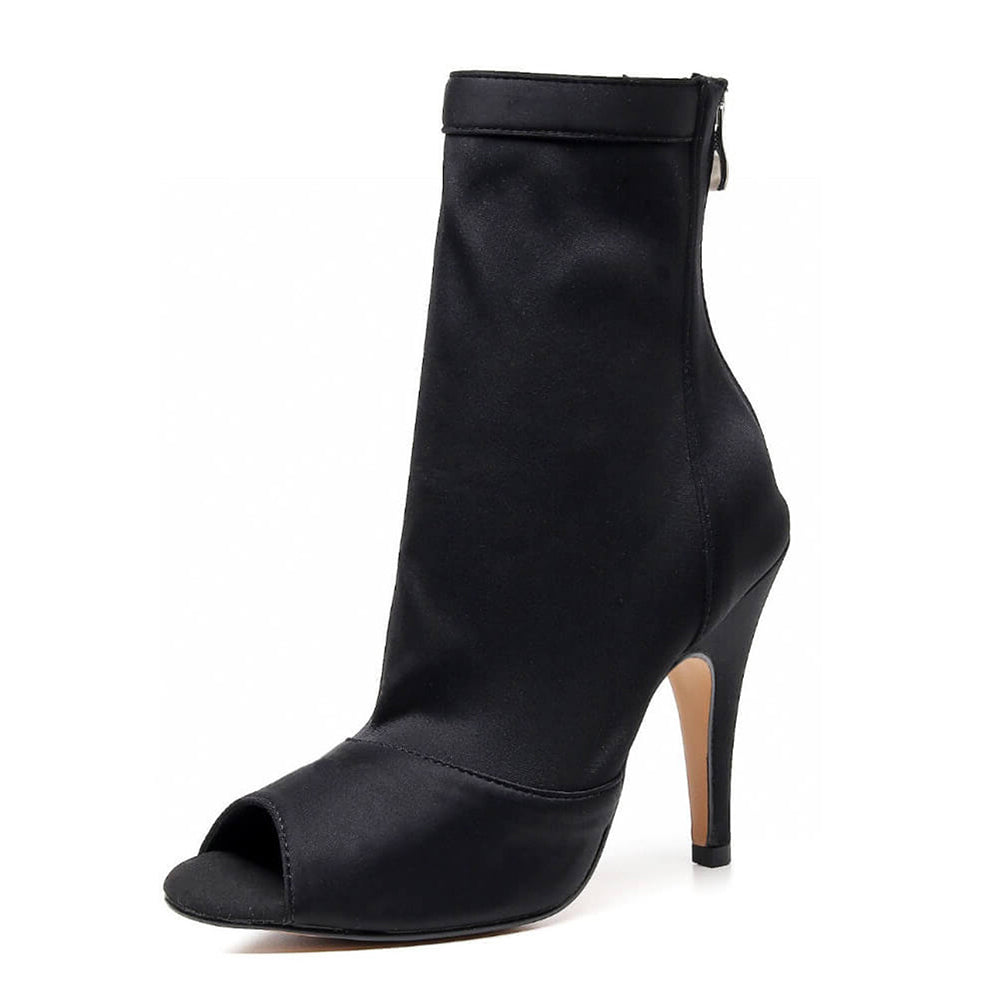 ALB Women's Customized Heel Stretch Heels Rubber Sole Dance Boots Jazz ...