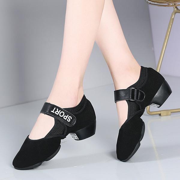 Zapatos de baile de salón de tela para mujer con tacones de 3,5 cm, pa ...
